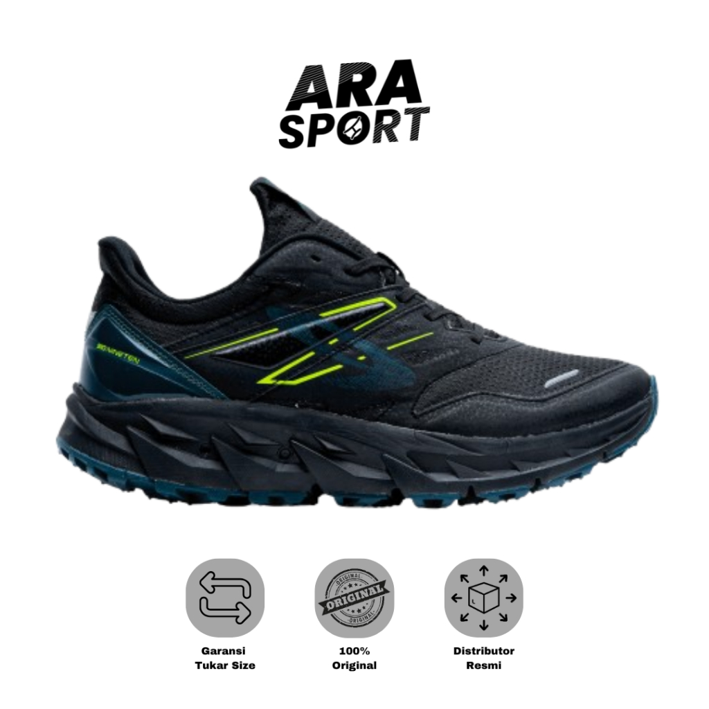 Jual SEPATU TRAIL RUNNING 910 ORIGINAL YUZA EVO - HITAM/HIJAU TUA ...