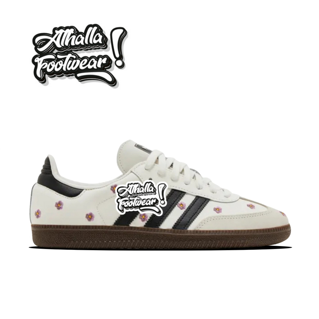 Jual Sepatu Samba OG White Floral Embroidery | Shopee Indonesia