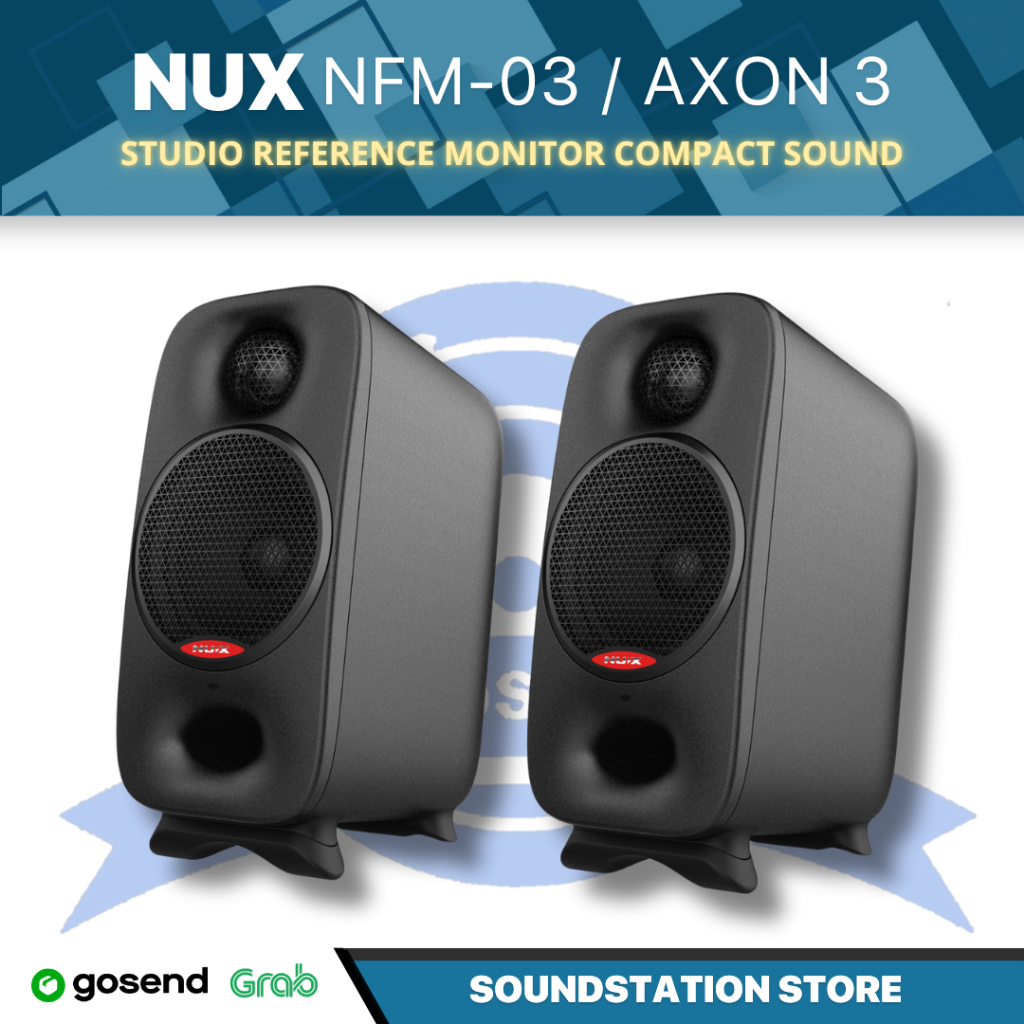 Jual NUX NFM-03 AXON 3 STUDIO REFERENCE MONITOR COMPACT SOUND - SPEAKER ...
