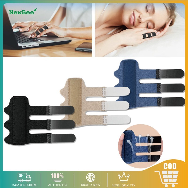 Jual Finger Injury Pain Splint 3 Band Pain Relief Fix Strap Pelurus ...