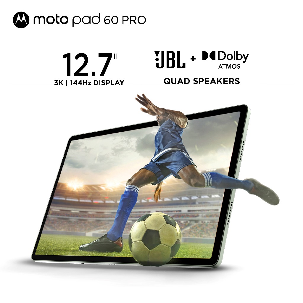 Jual Motopad 60 Pro - 8GB/256GB - Dimensity 8300 - 12.7 inch - 3K 400nits 144Hz - JBL with Dolby ...