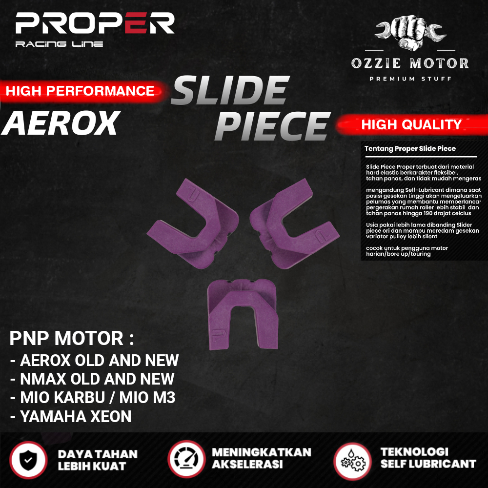 Jual PROPER RACING LINE SLIDE PIECE/SLIDER DR PULLEY SP-2012 E YAMAHA ...