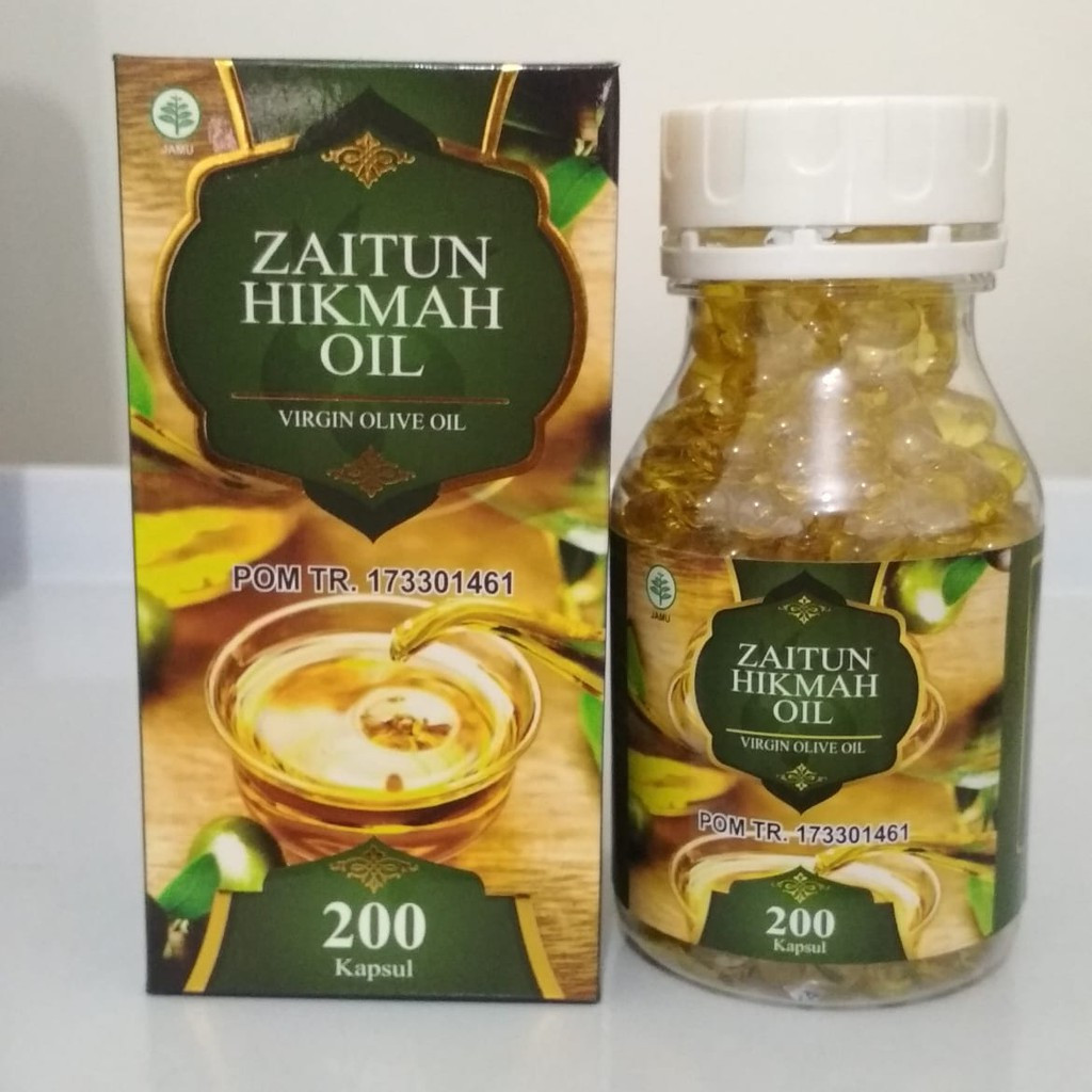 Jual Zaitun HIKMAH OIL 100 dan 200 Kapsul Minyak Zaitun Ekstra Virgin ...