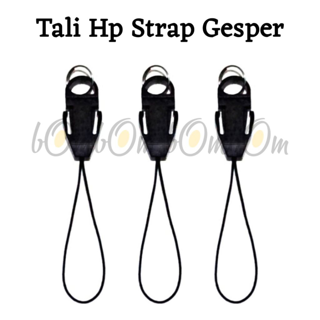 Jual Tali Gantungan Hp+Ring Model Strap Gesper / Cantelan Tali Lanyard ...
