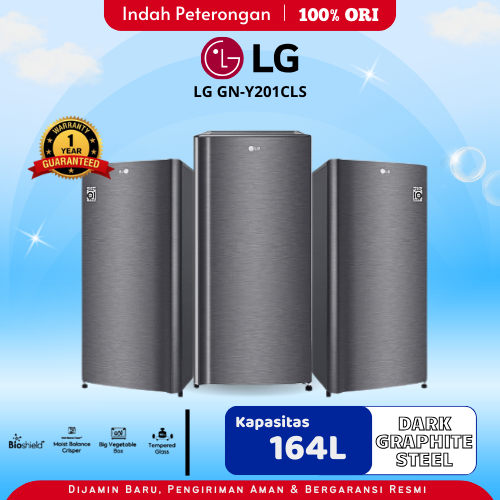 Jual LEMARI ES LG GN-Y201CLS KULKAS / PETI SEJUK / KULKAS LG 1 PINTU ...