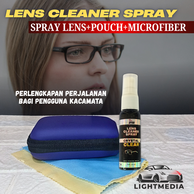 Jual Spyro Lens Cleaner 30ml – Pembersih Lensa Kacamata Kamera HP + 2 ...