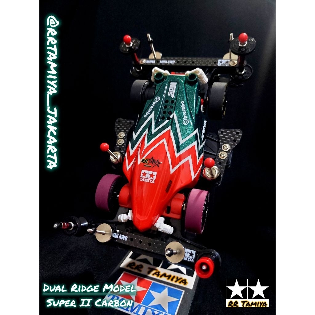 Jual Tamiya RTR Super 2/SFM FULL CARBON Side Damper Ready to Race ...
