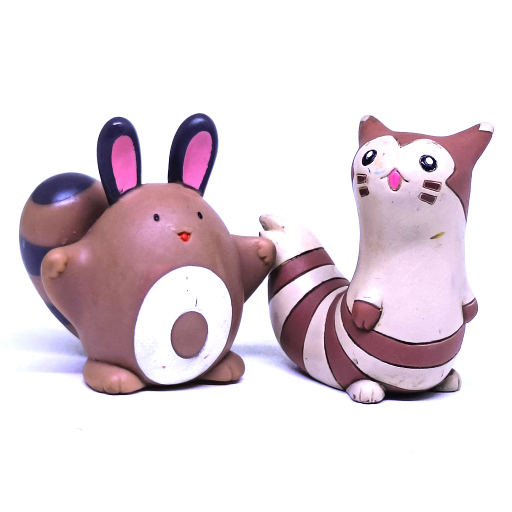 Jual Pokemon BANDAI Kids Figure Set - Sentret & Furret (Pajangan ...