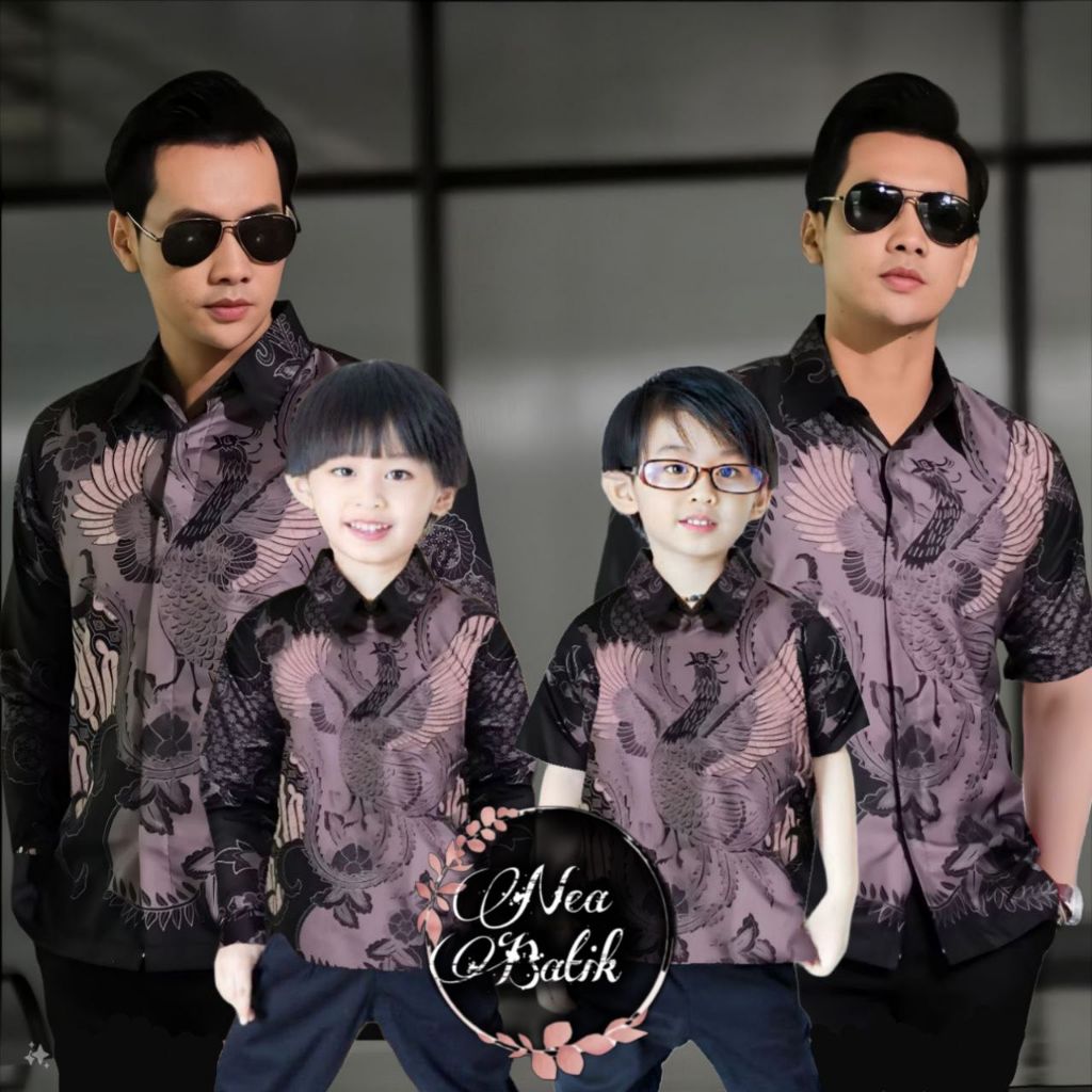 Jual Couple Sweet Batik motif SOANG HITAM baju batik keluarga/Baju anak ...