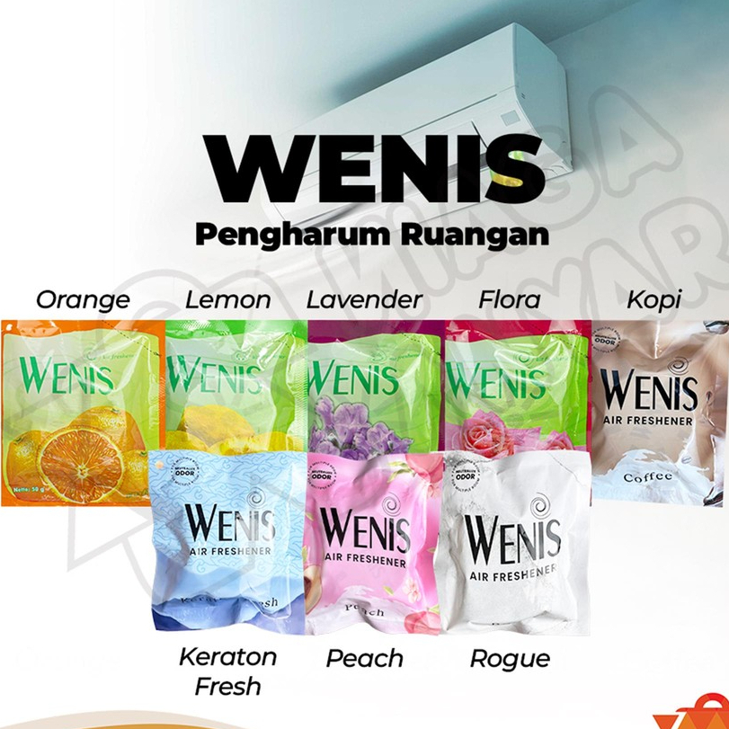 Jual WENIS Pengharum Ruangan Gantung / Wenis Air Freshener 50 gr ...