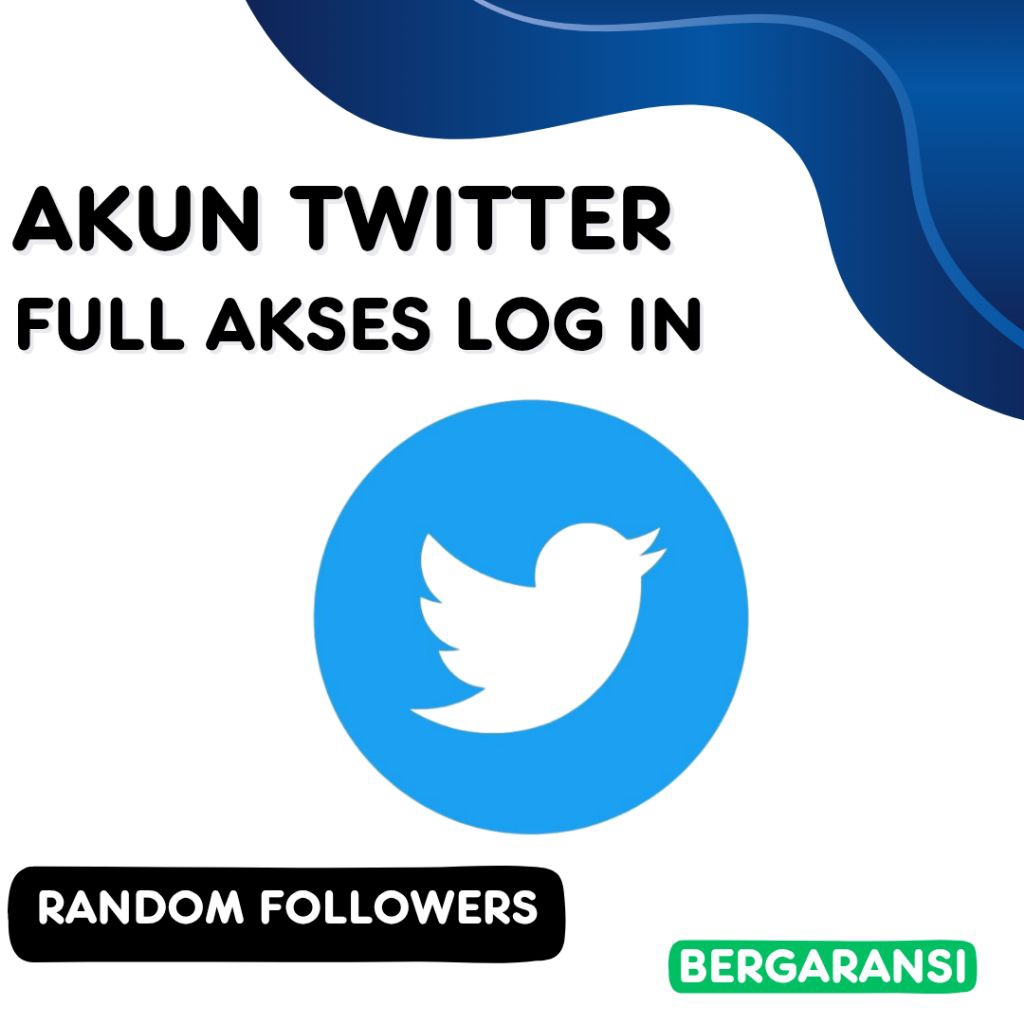 Jual AKUN TWITTER/X - 2FA ON - FULL LOGIN AKSES - FOLLOWERS 0-100 ...