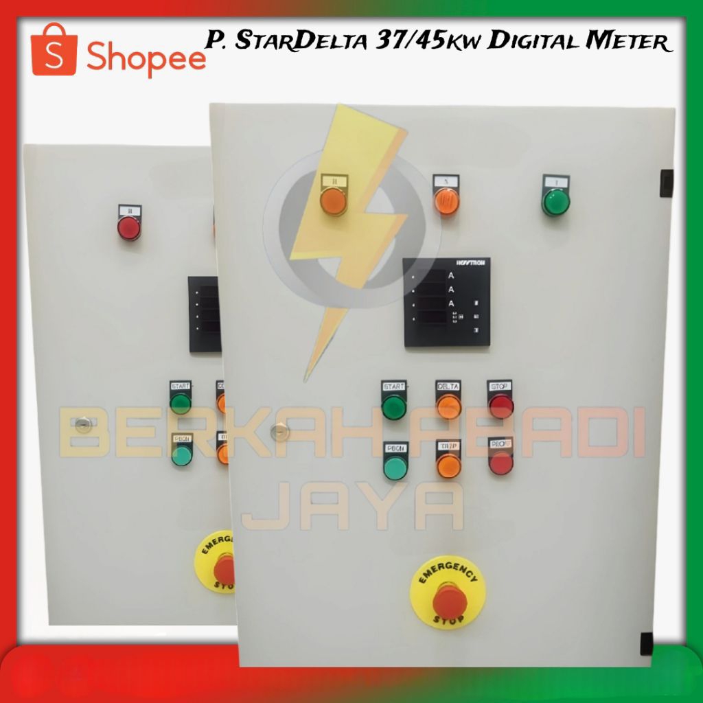 Jual panel star delta 37kw 45kw digital meter | Shopee Indonesia
