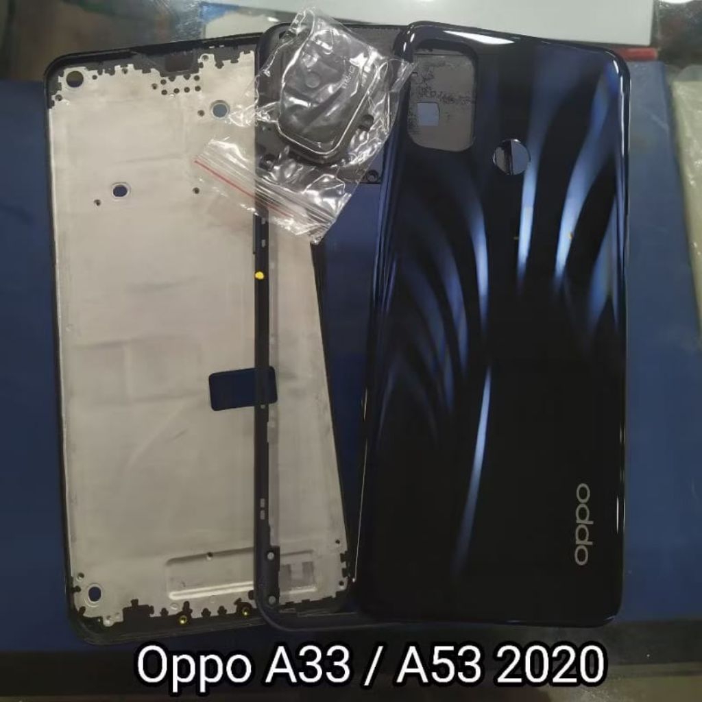 Jual CASING KESING HOUSING OPPO A33 / A53 2020 FULLSET BACKDOOR BACKDOR ...
