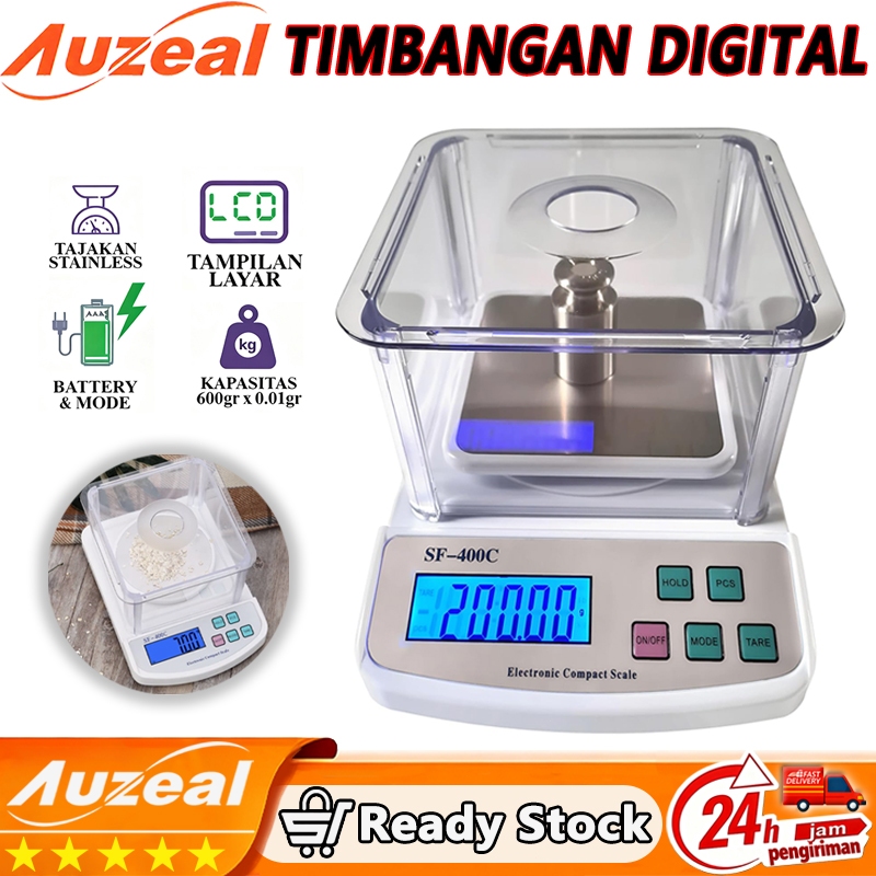 Jual Timbangan Digital Lab 600g / 0.01g - Timbangan Analitis Elektronik ...