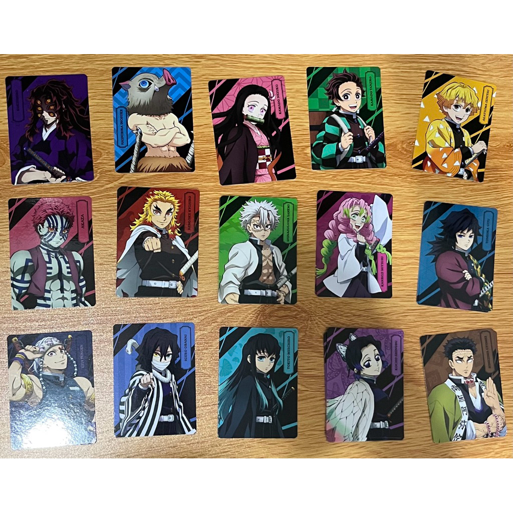 Jual Demon Slayer Collectible Cards Family Mart Good Demon Bad Demon ...