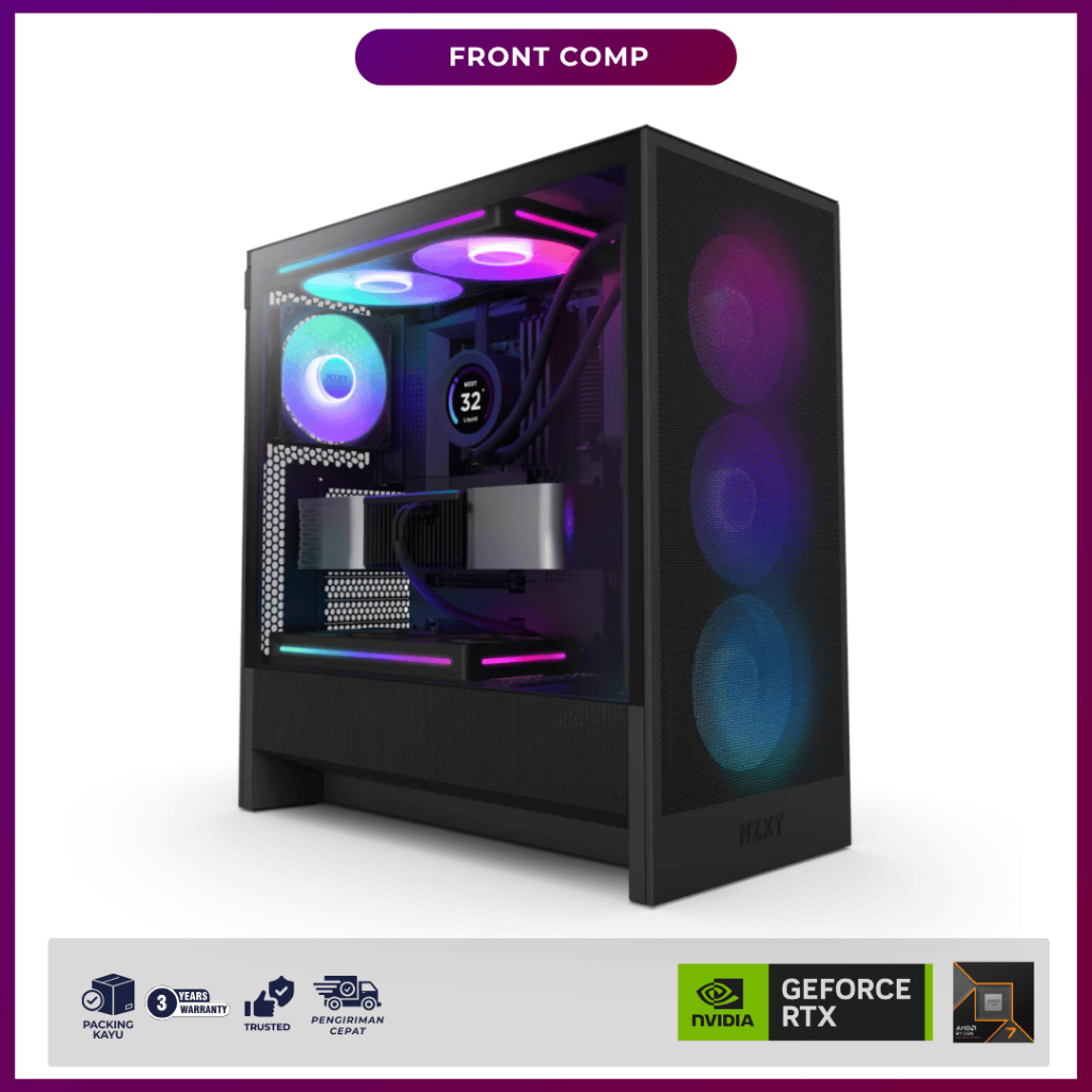 Jual NZXT PC Gaming Ryzen 7 9800X3D | RAM 64GB DDR5 | RTX 5060 | NVMe ...