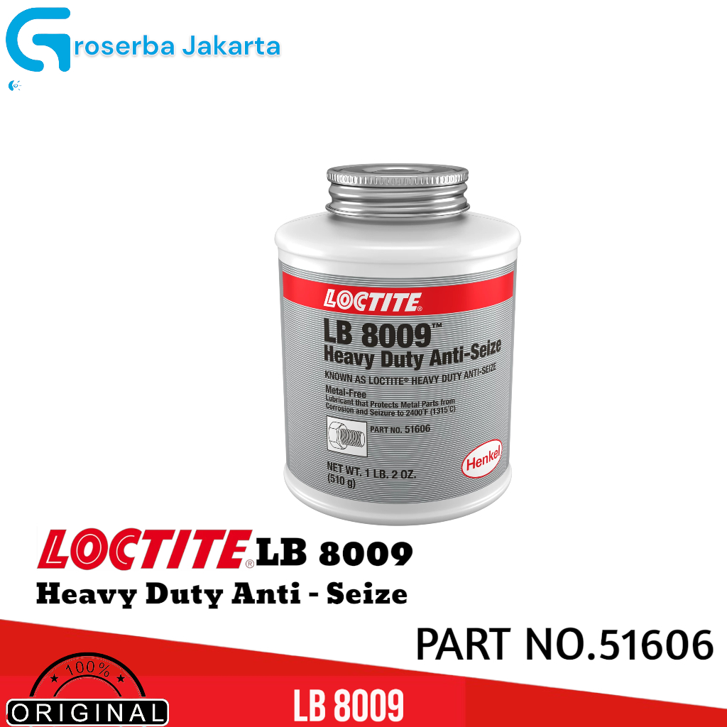 Jual LOCTITE LB 8009 Heavy Duty Anti - Seize (510g) Part NO.51606 ...