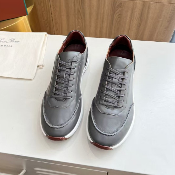 Jual Lor~Piana high-end new casual men's shoes, fashionable cowhide ...