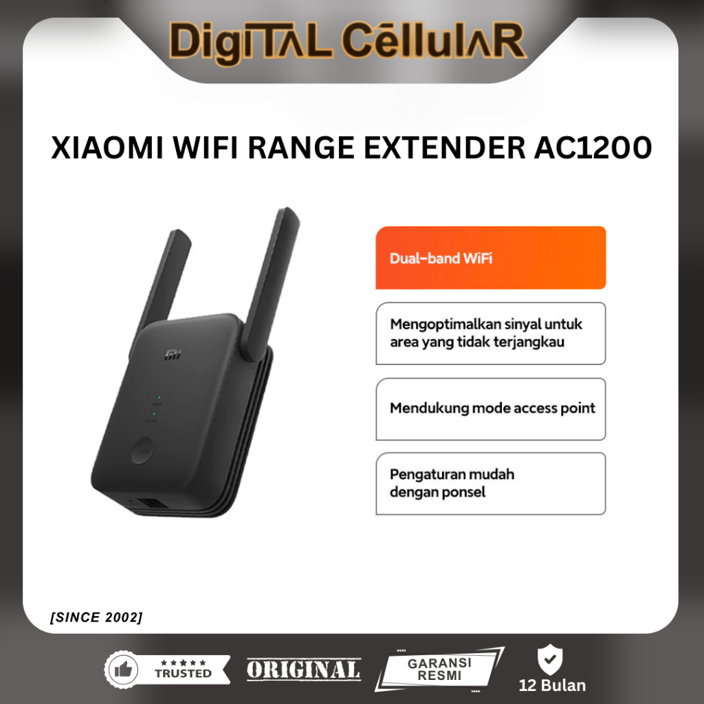 Jual XIAOMI MI WIFI RANGE EXTENDER AC1200 GARANSI RESMI XIAOMI ...