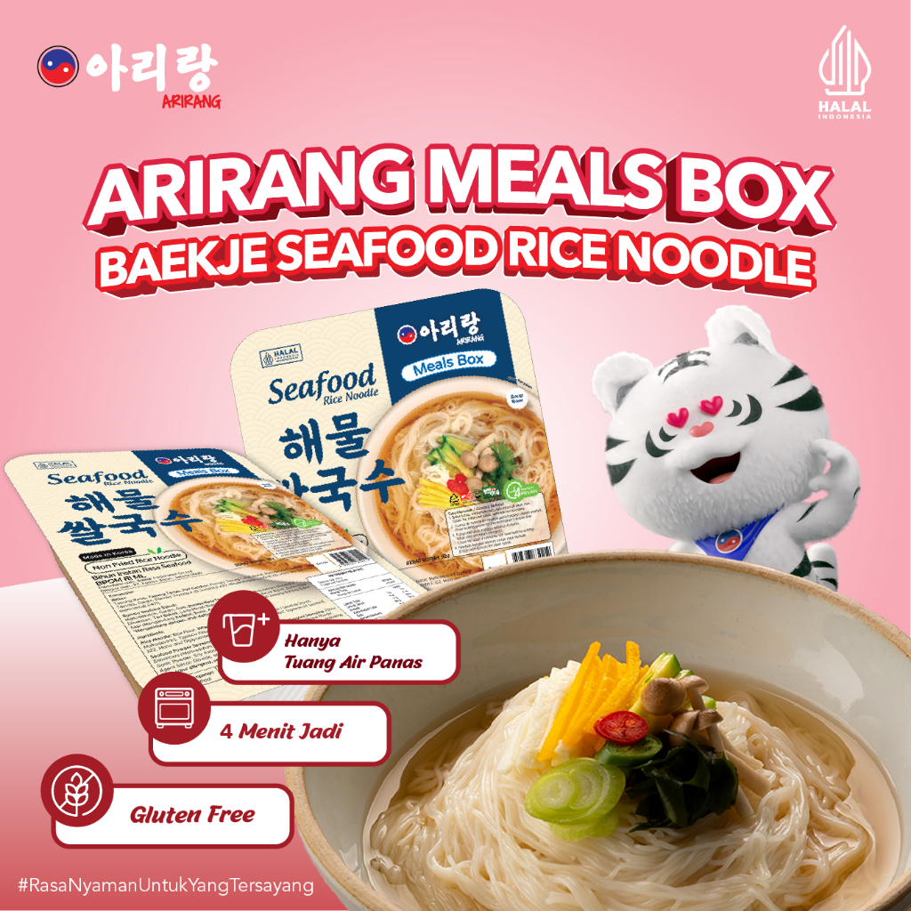 Jual Arirang Meals Box Baekje Seafood Rice Noodle | Shopee Indonesia