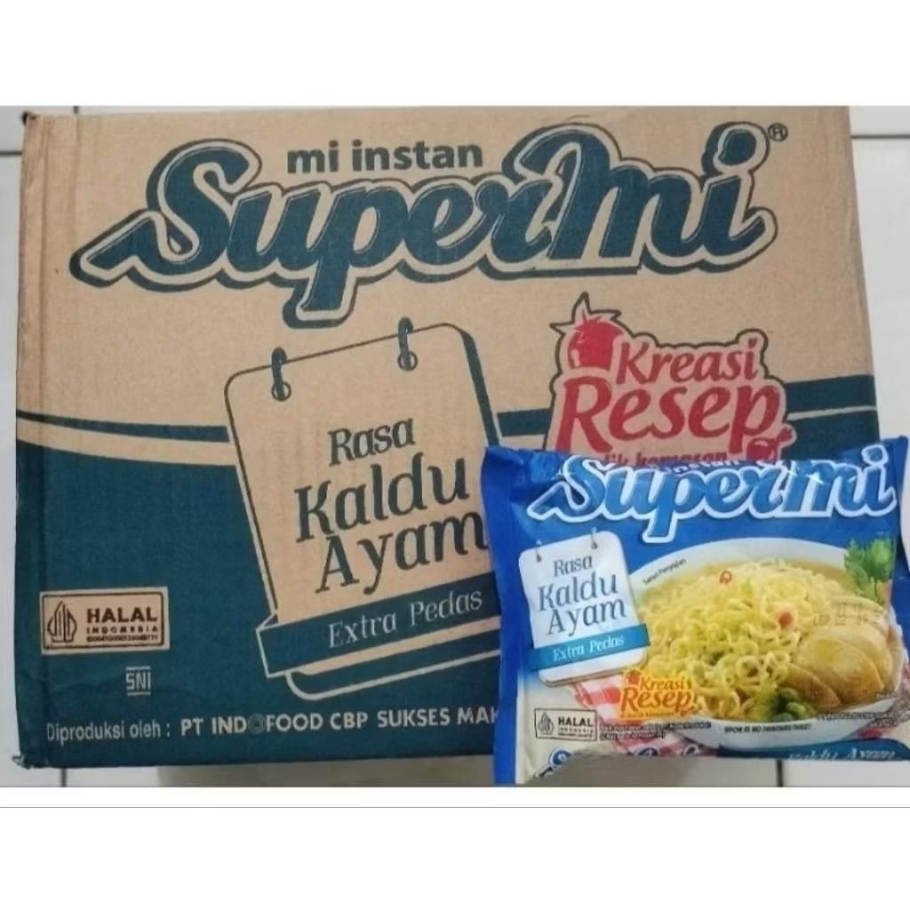 Jual Supermie Mie instan Rasa kaldu ayam Per dus | Shopee Indonesia
