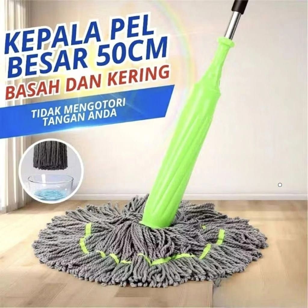 Jual LEMBURLAGI ALAT PEL LANTAI TWIST MOP PEL TARIK HIJAU MAGIC PELL ...
