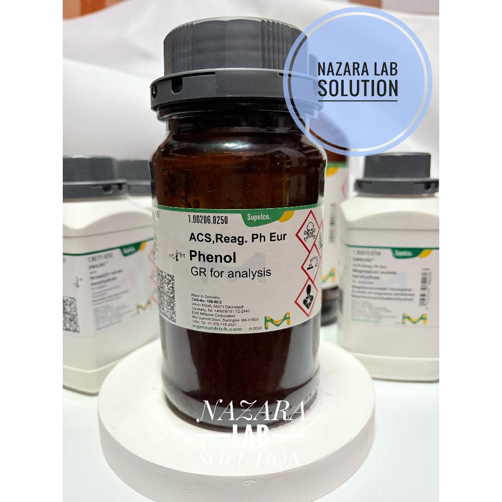 Jual PHENOL GR FOR ANALYSIS/ FENOL/ PENOL 250 GR MERCK 100206 | Shopee ...