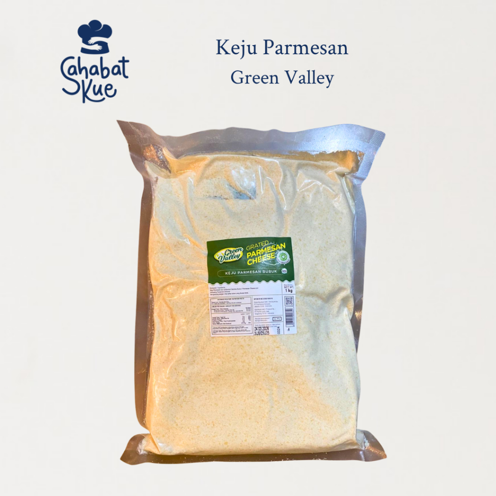 Jual Greenvalley Grated Parmesan Cheese 1kg – Keju Parmesan Parut ...