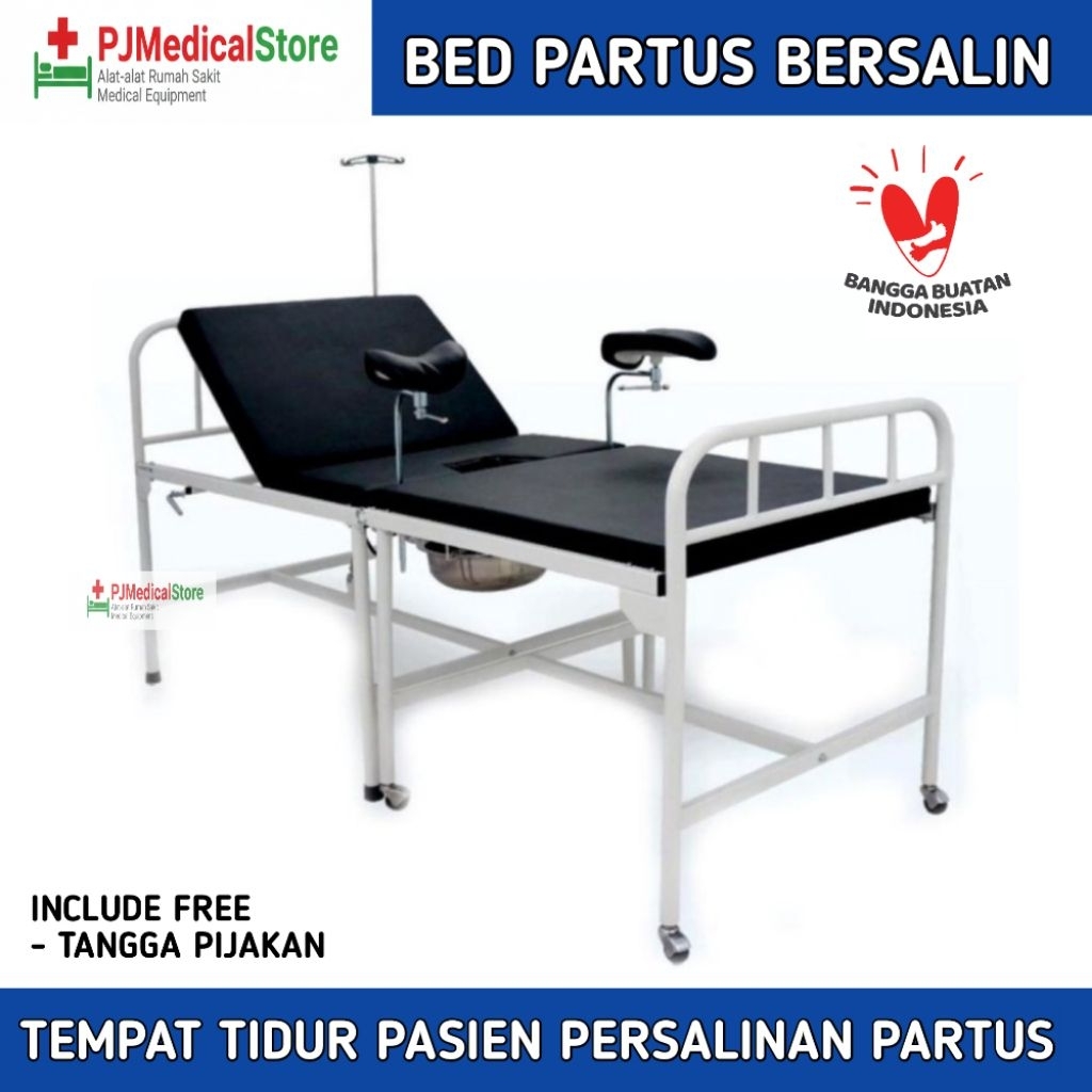 Jual bed partus persalinan pasien / bed melahirkan / tempat tidur ...