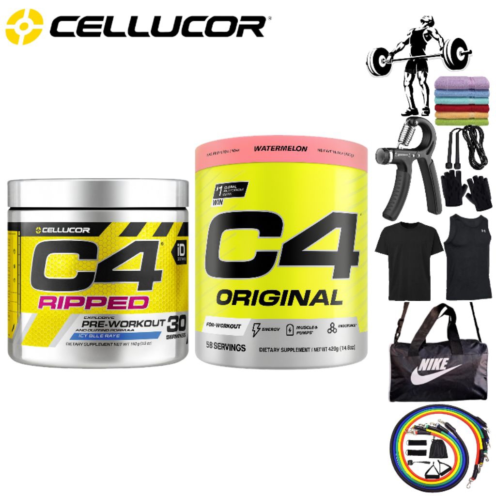 Jual CELLUCOR - Preworkout C4 ORIGINAL & C4 Ripped Fat Burner Pembakar lemak PWO 100% ORIGINAL ...