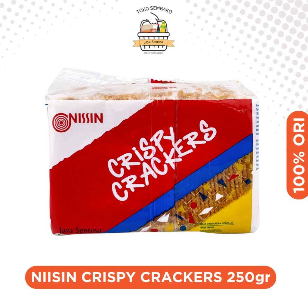 Jual Nissin Crispy Crackers 250gr Halal Snack | Biskuit Crispy Crackers ...
