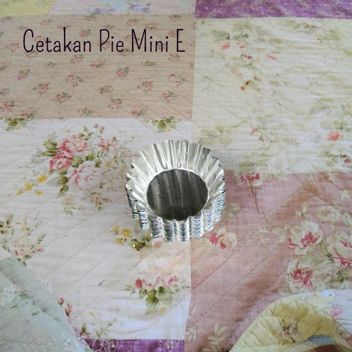 Jual Cetakan Pie Mini Kode 'E' 5,3 x 3,5 x 1,7 cm / Bahan Aluminium ( 1 ...
