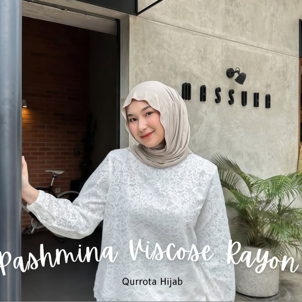 Jual Pashmina Viscose Rayon Airflow Premium | Pashmina Mleyot Tipis ...