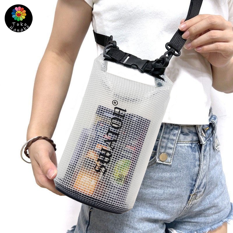Jual 2/5 L Dry Bag Anti Air Transparan Tas Waterproof untuk Renang ...