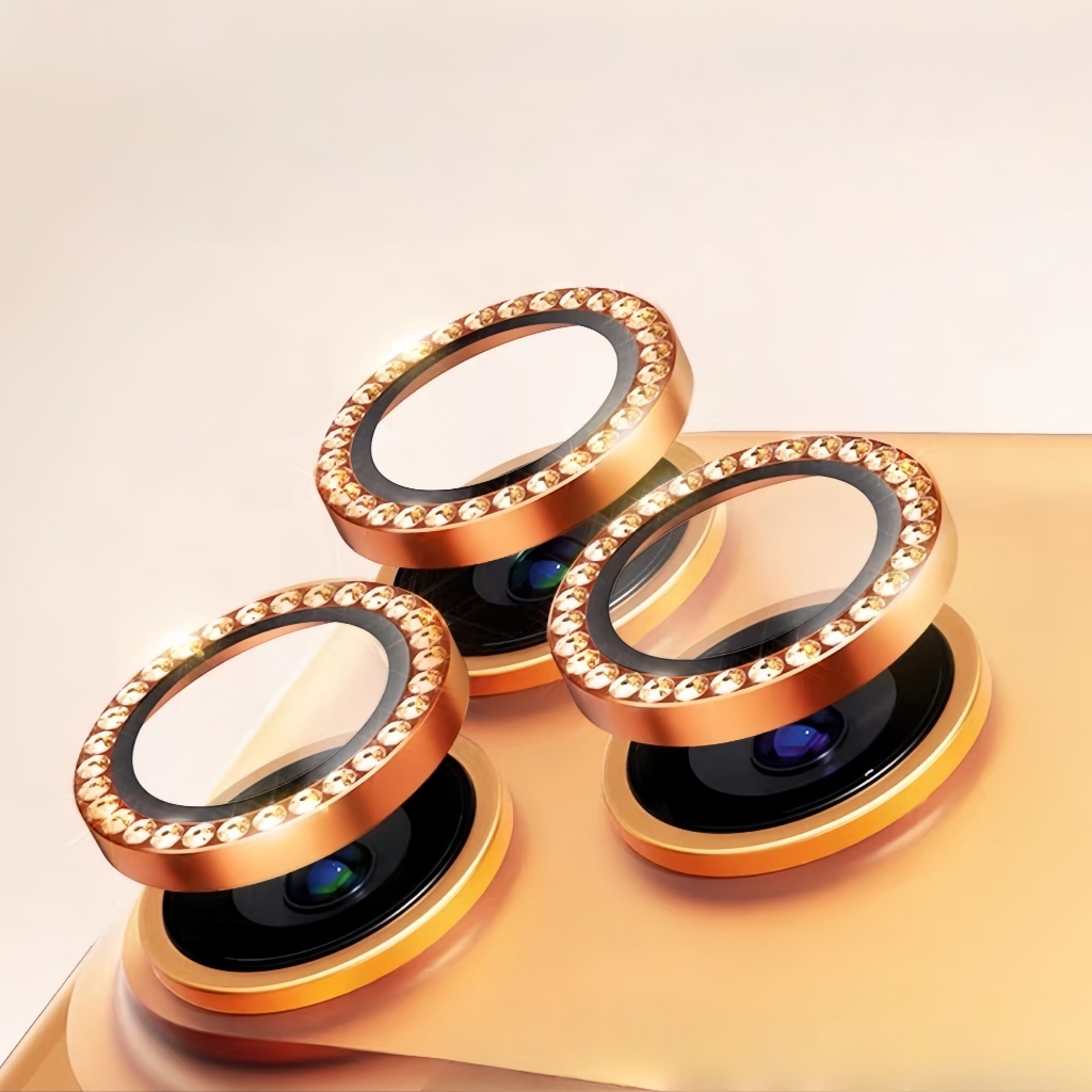 Jual Glitter Diamond Camera Lens Protector Untuk iPhone 17 16 15 14 13 ...