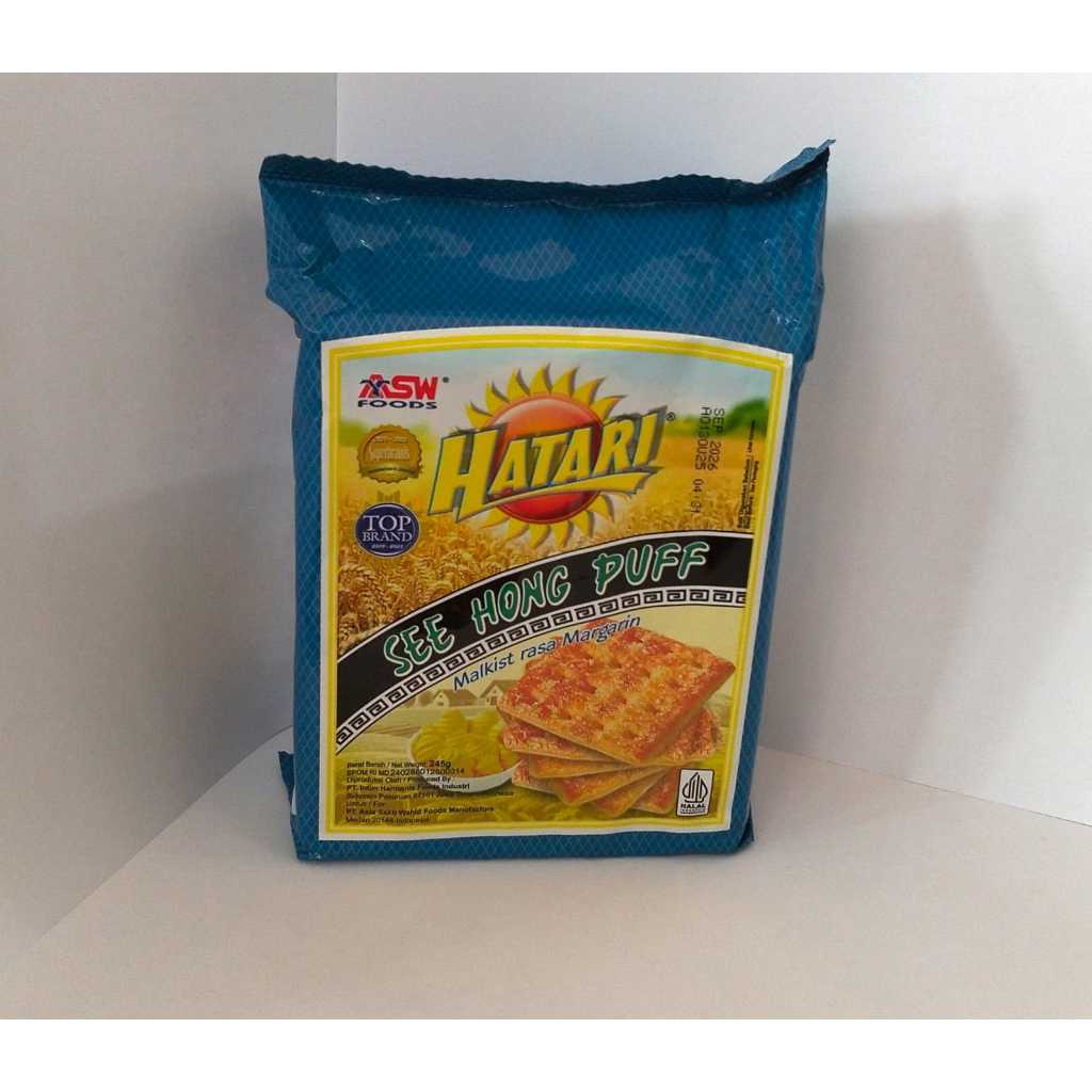 Jual Hatari See Hong Puff Malkist Crackers | Kelapa | Krim | Margarin ...