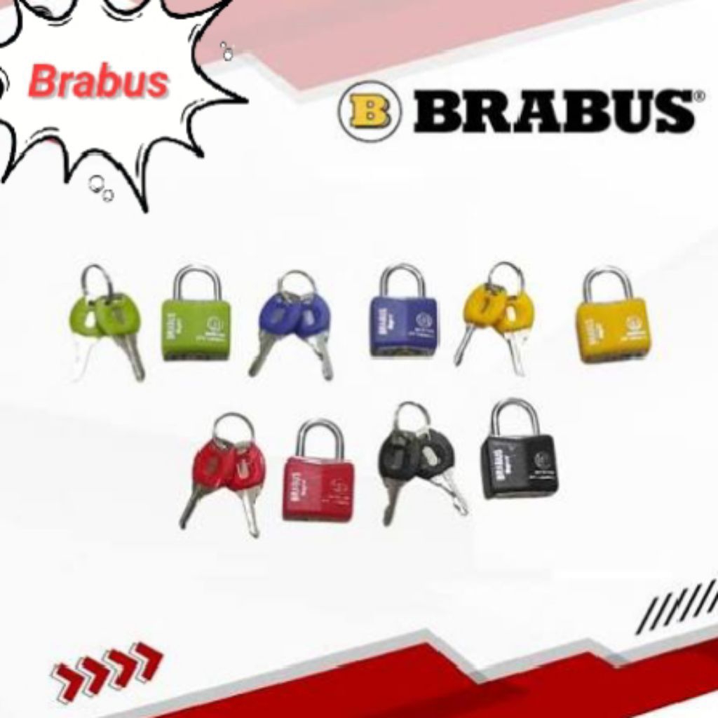 Jual 1 pc BRABUS Gembok Mini Koper Tas Silinder Kuningan Ukuran 20 mm ...