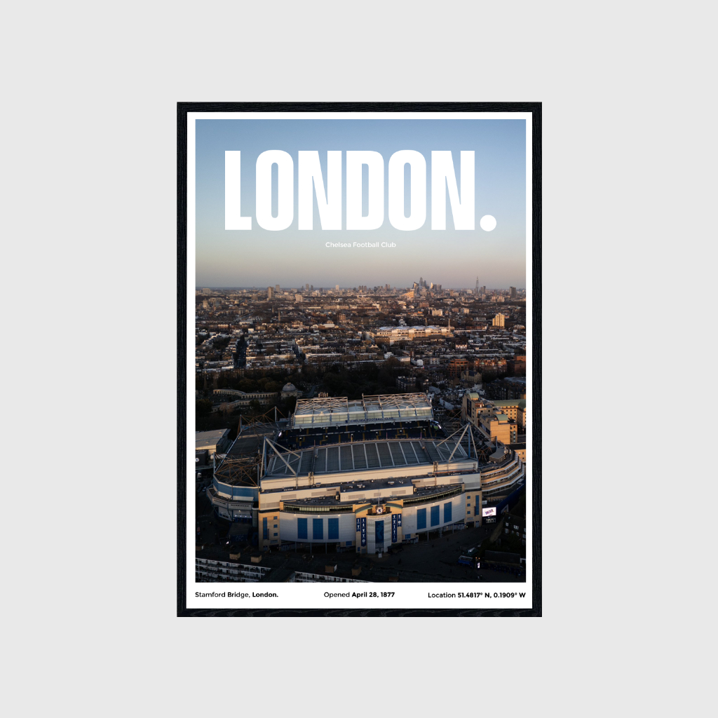 Jual [Frame Block] Poster Stamford Bridge - 'London' / 40 x 60 cm ...