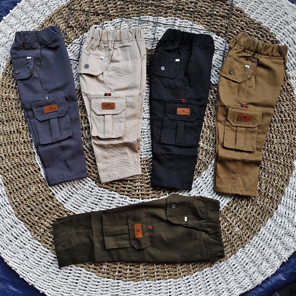 Jual celana anak panjnag chargo untuk anak usia 2-6 tahun | Shopee ...