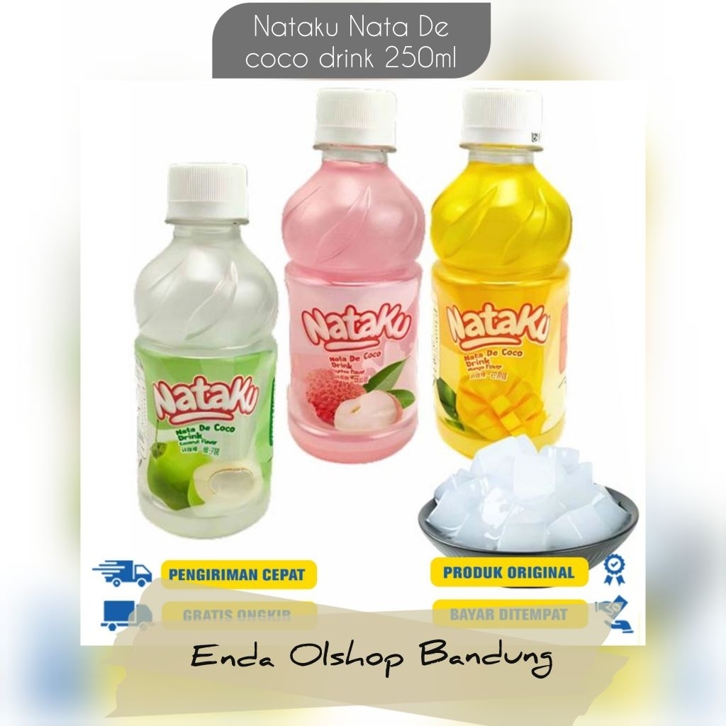 Jual Nataku Nata De Coco 250ml Minuman Drink | Shopee Indonesia