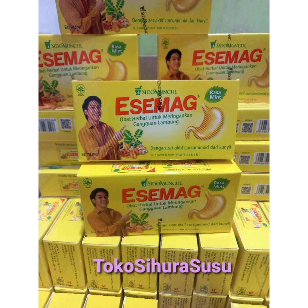 Jual (Paket Isi 2/6 Box )Sido Muncul Esemag Cair 2/6 Box × 5 sachet ...