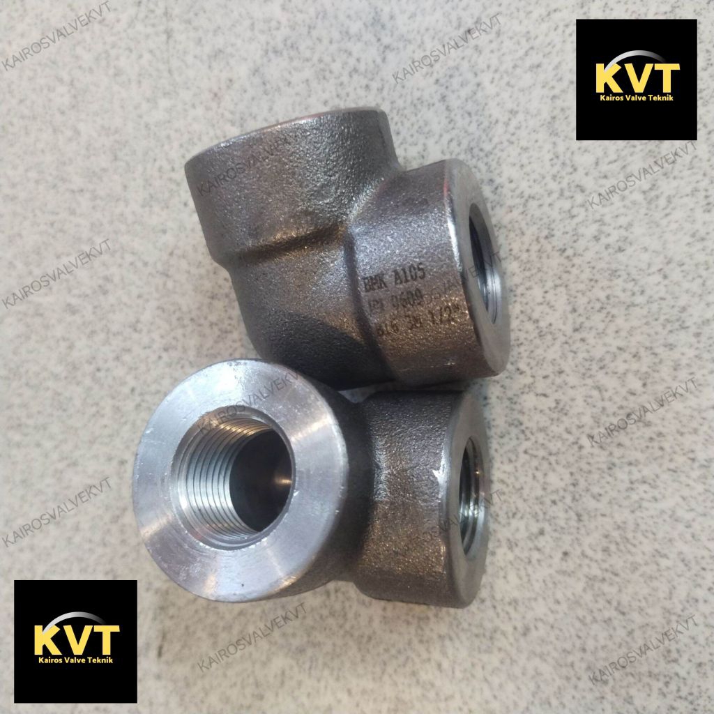 Jual Elbow Besi Class 3000 Drat NPT / Knee Besi CLASS 3000 / Lbow ...