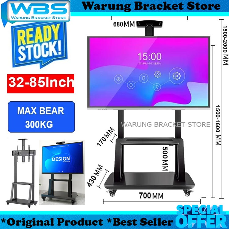 Jual Bracket Standing tv 32-85 Inch TV Berdiri Stand Universal Dapat ...