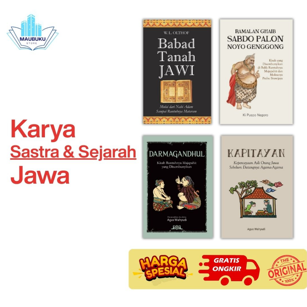 Jual Original Koleksi Buku Sejarah & Sastra Jawa Babad Tanah Jawi ...