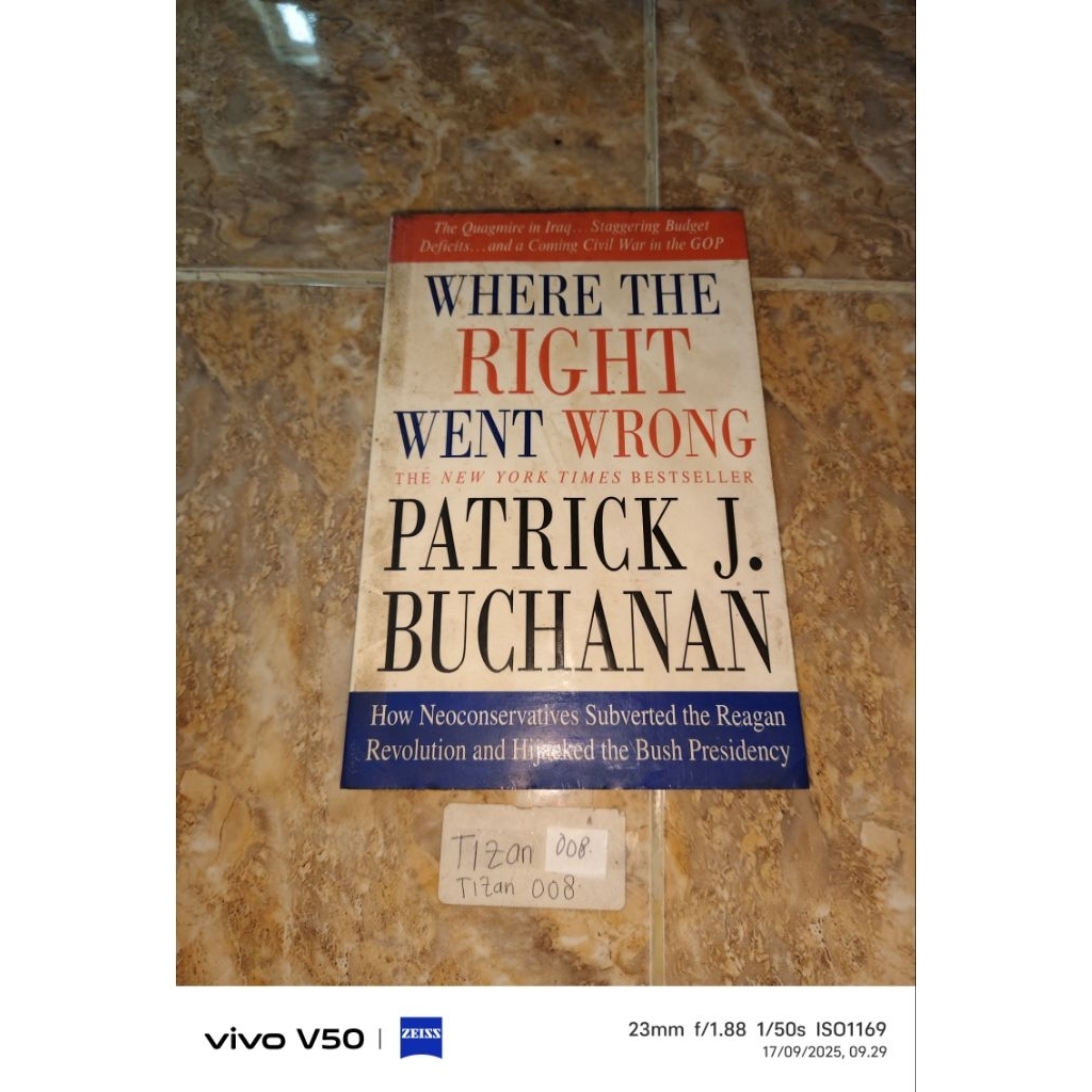 Jual Buku Where the Right Went Wrong by Patrick J | Shopee Indonesia