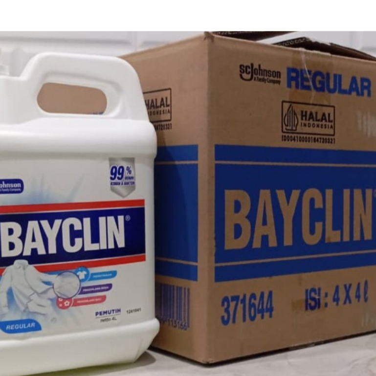 Jual (1CTN=4PCS) BAYCLIN 4L - PEMUTIH / DISINFEKTAN | Shopee Indonesia