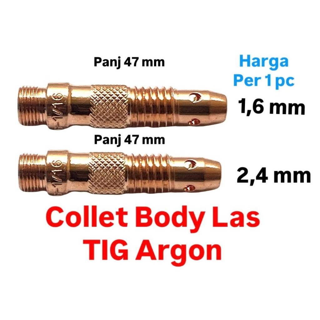 Jual Body Collet Las TIG Argon 1,6mm 2,4mm | Shopee Indonesia