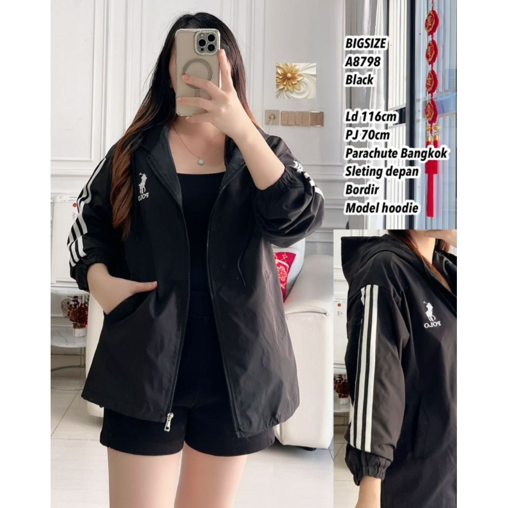 Jual A8798 parachute jumbo JAKET NEW | Shopee Indonesia