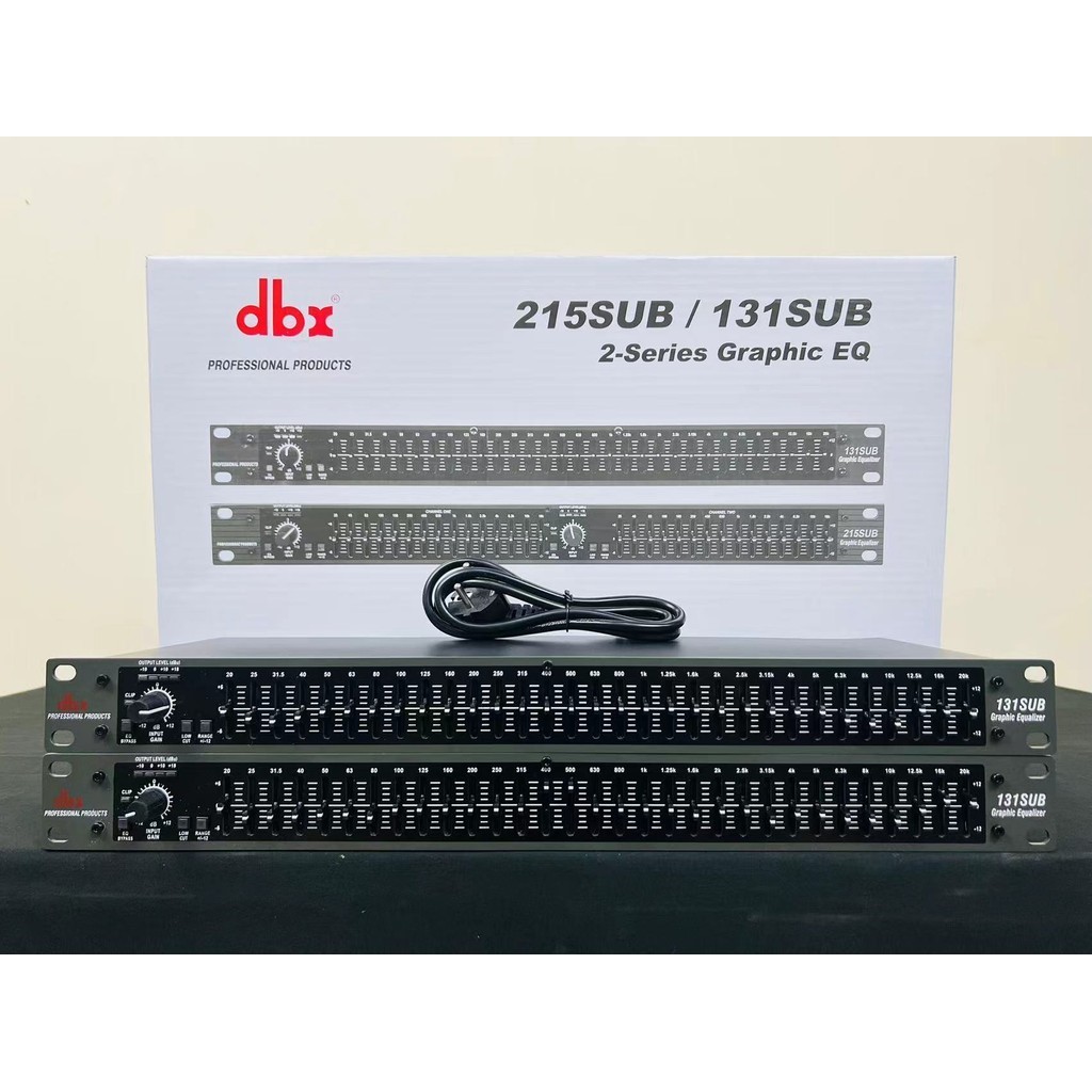 Jual EQUALIZER DBX 131SUB / DBX 131 MONO PLUS OUTPUT SUBWOOFER/ dbx 131 ...