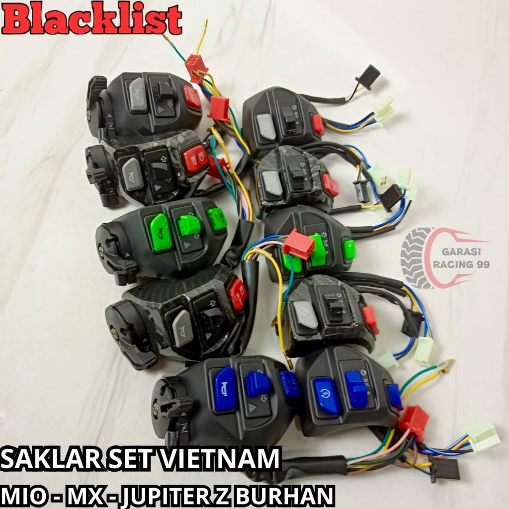 Jual Saklar Mio Set Kiri Kanan + Hazard Mio Mio J Mio Sporty Holder ...